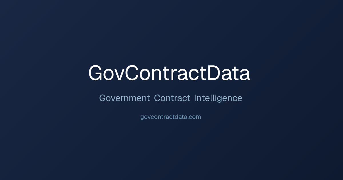 Government Contract Data & Federal Awards | GovBids